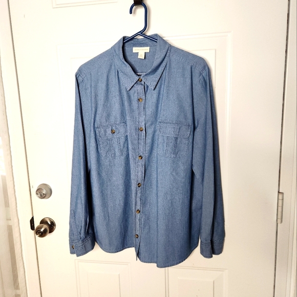Appleseed's | Tops | Womens Appleseeds Denim Size Xl | Poshmark